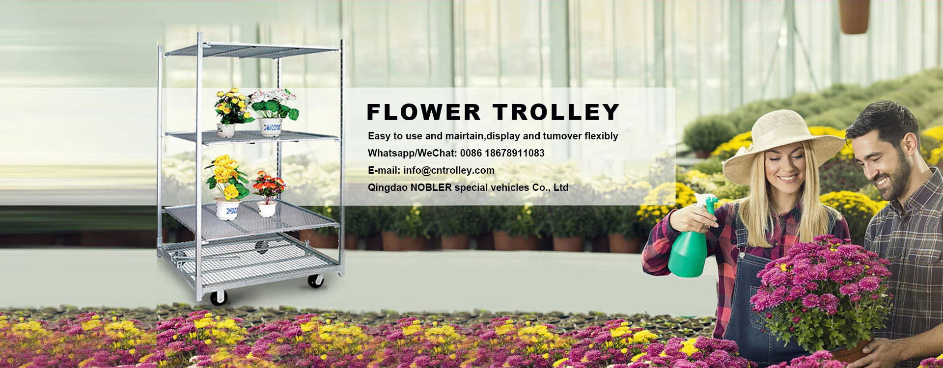 Quality Dutch Flower Trolley & Danish Flower Trolley factory from China
