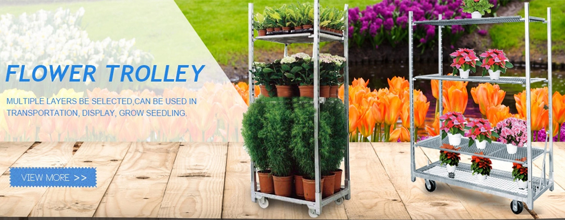 Quality Dutch Flower Trolley & Danish Flower Trolley factory from China