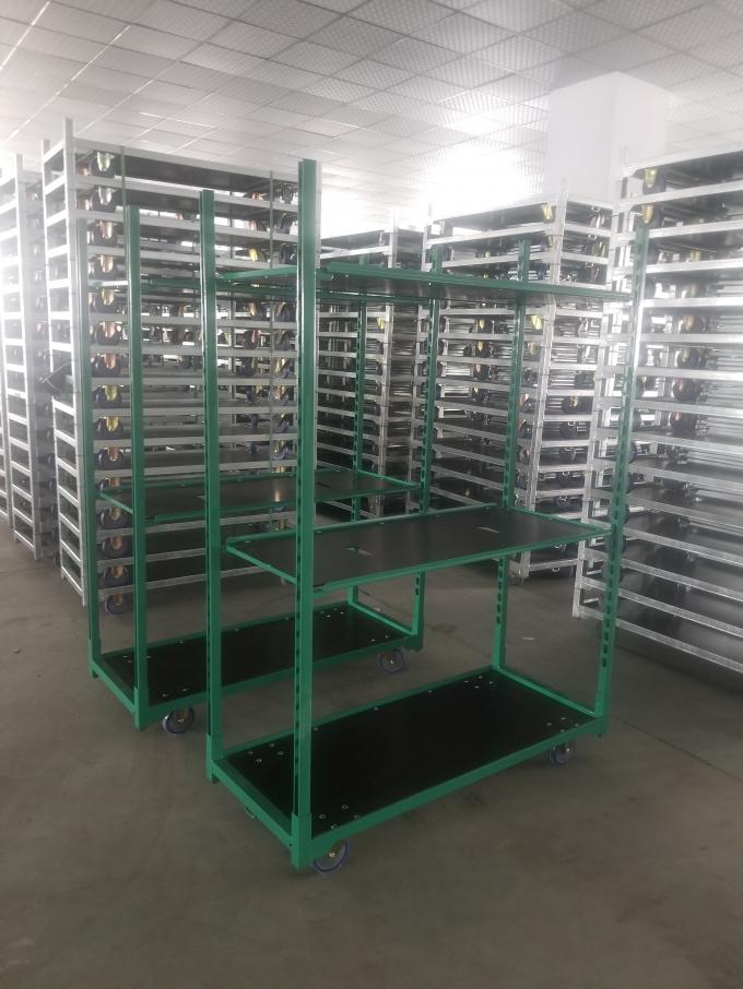1900mm Powder Coated Steel Danish Cart Flower CC Racks