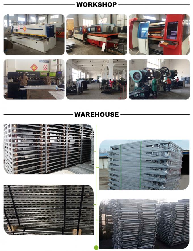 Danish Flower Trolley EZ Container Euro Racks Powder Coated