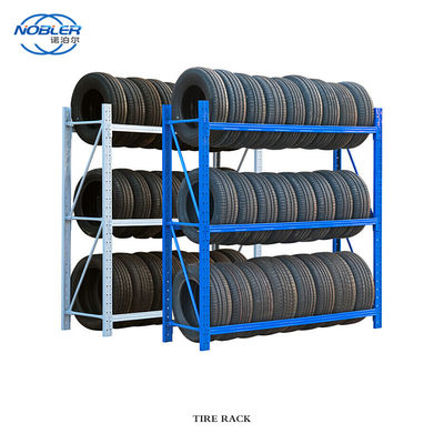 Customized Powder Coating Steel Pallet Tyre Rack Storage Stacking Truck ...