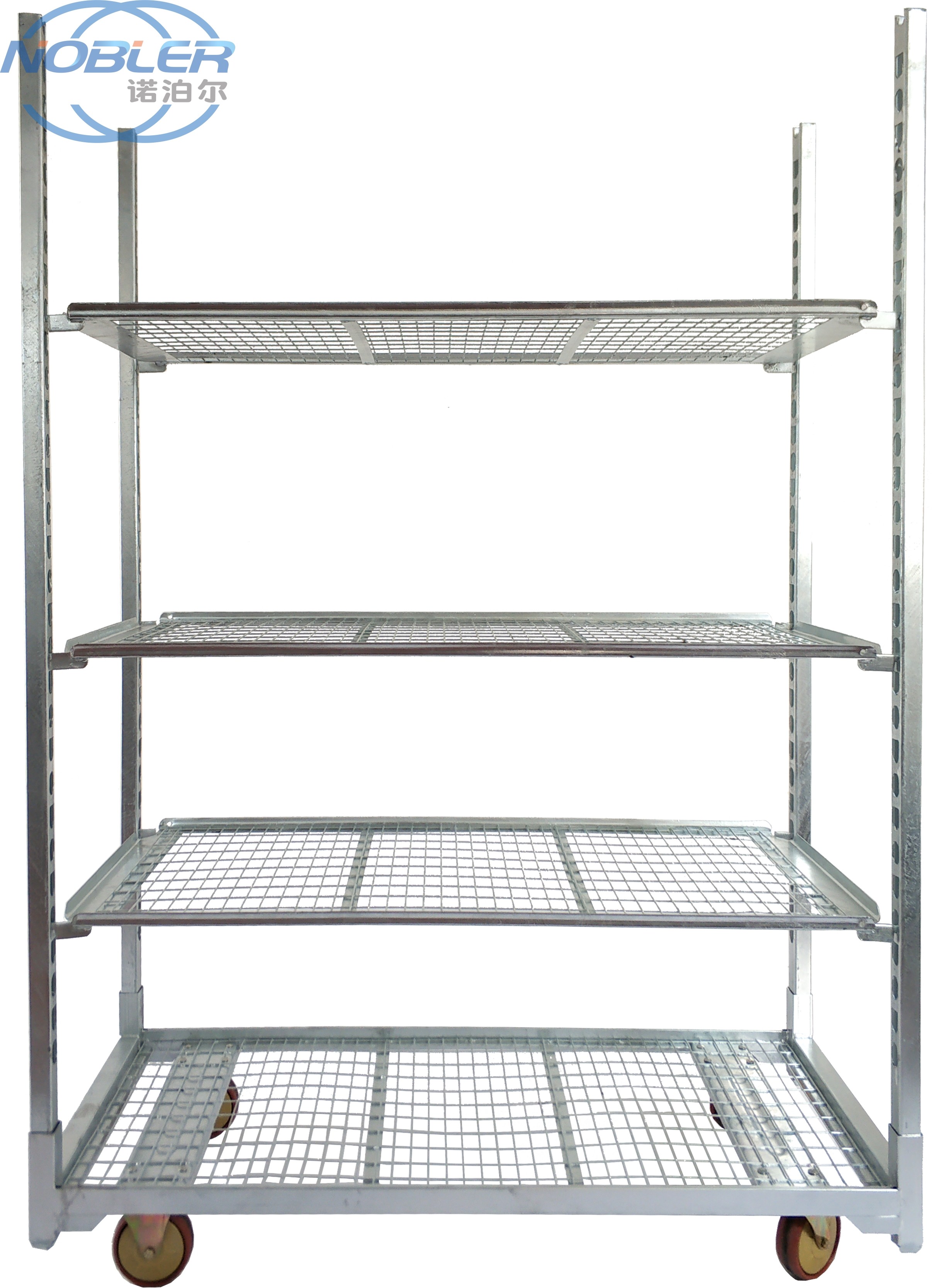 Nobler Metal Mesh Flower Trolley Size Hot Dip Galvanizing Not Easy Rust