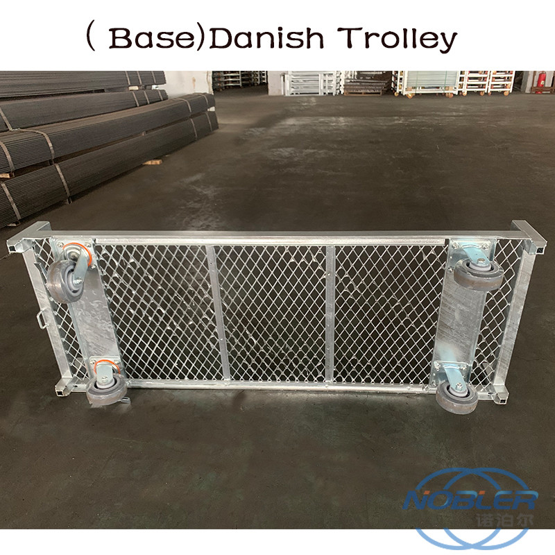 Galvanized Danish Flower Trolley Cc Container Plywood Flower Cart ...