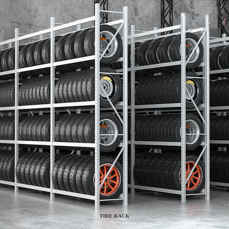 Warehouse Tyre Racking Tire Rack For Storage Collapsible