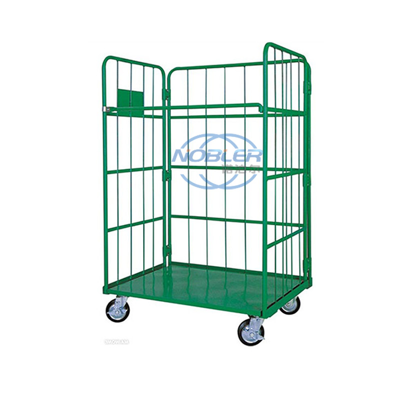 Warehouse Storage Cage, Butterfly Cage Tire Rack With Caster
