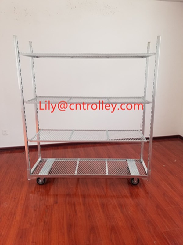 Display Dutch Flower Cart Ez Racks Danish Container Galvanizing