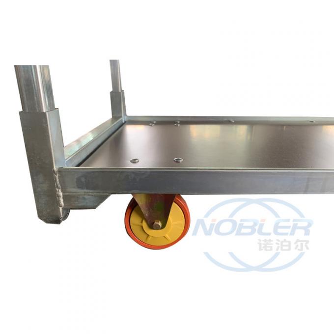 Greenhouse Dutch Danish Metal Trolley Cart For Flower Display Transport