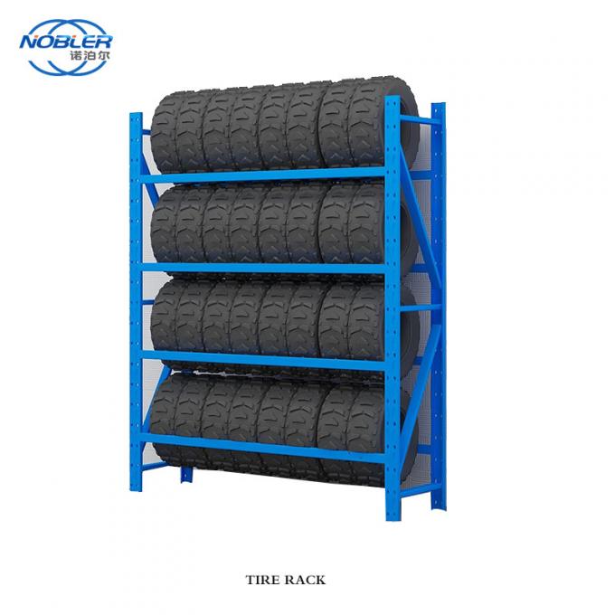 Heavy Duty Stacking Detachable Metal 4 Tire Storage Rack System For ...